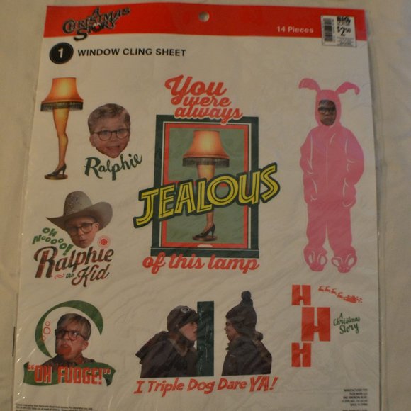 Other | A Christmas Story Window Cling Face Mask Set | Poshmark
